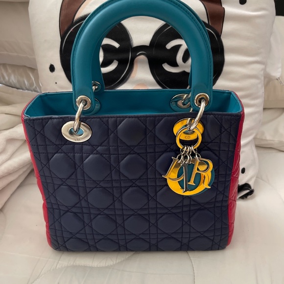 Dior | Bags | Tri Color Lady Dior Authentic | Poshmark
